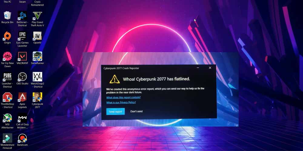 Fixed: Cyberpunk 2077 Flatlined - Games Errors