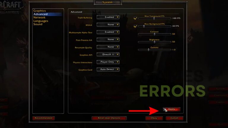 WoW Screen Flickering and Tearing: 6 Methods to Fix It