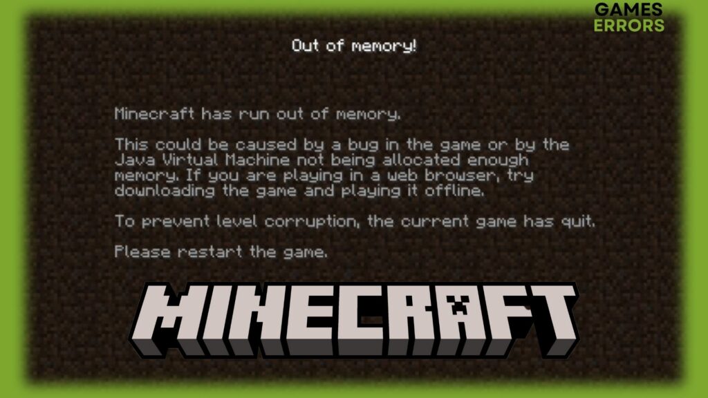 Minecraft Out of Memory Error: How to Fix & Free Up
