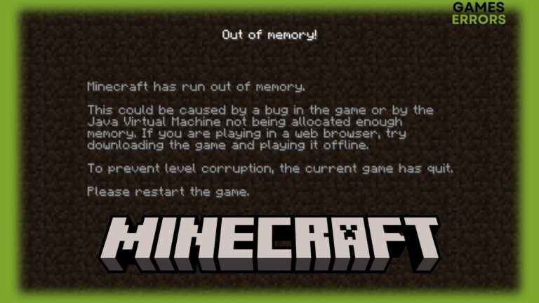 Minecraft Out of Memory Error: How to Fix & Free Up