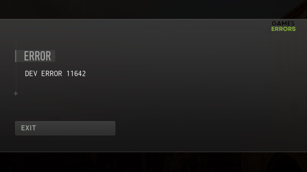 Dev Error 11642 in MW2: How to Rapidly Fix It