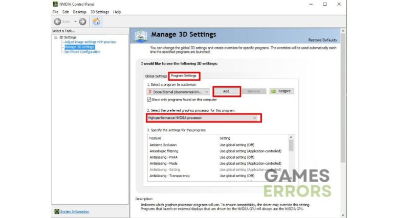 Doom Eternal GPU Driver Error: How to Fix it Easily
