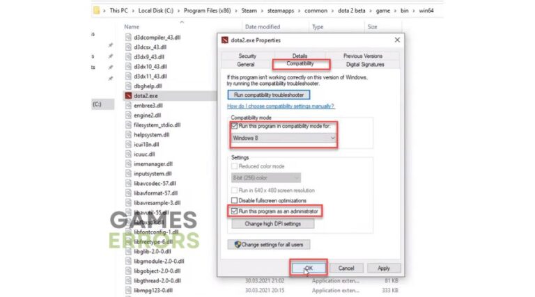 Dota 2 is Crashing Without Error: How to Fix [2023]
