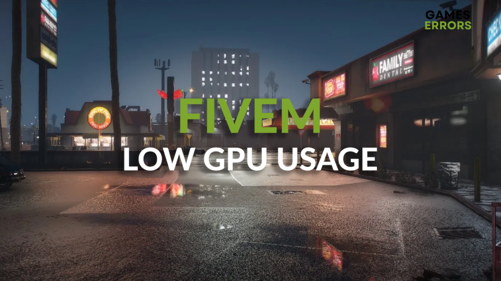 Low GPU Usage FiveM: How to Fix It Quickly