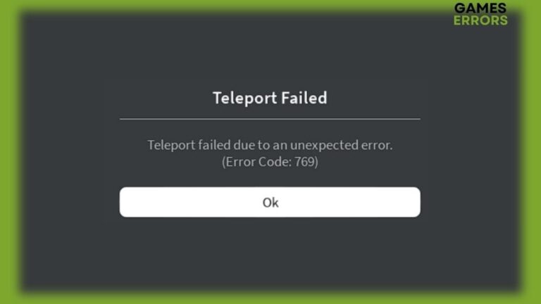 Roblox Error Code 769: What is & How to Fix it - Expert Guide