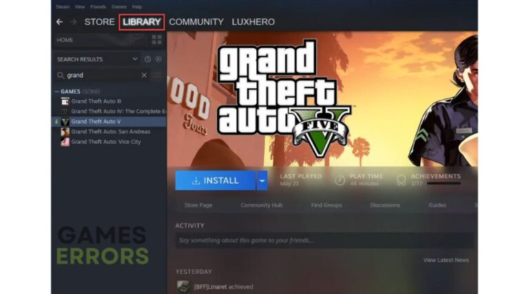 GTA 5 0xc0000142 Error: How to fix it easily