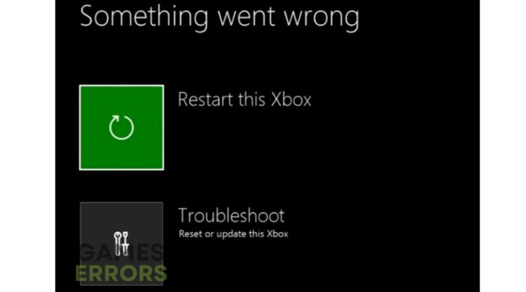 Xbox Startup Error: How To Fix