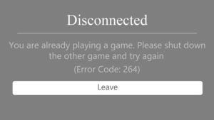 Error code 264 in Roblox: Apply These Simple Solutions