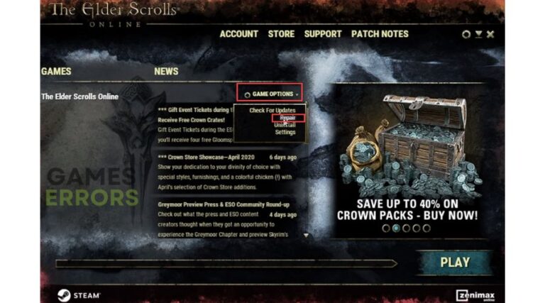 Elder Scrolls Online Won't Launch: How To Fix
