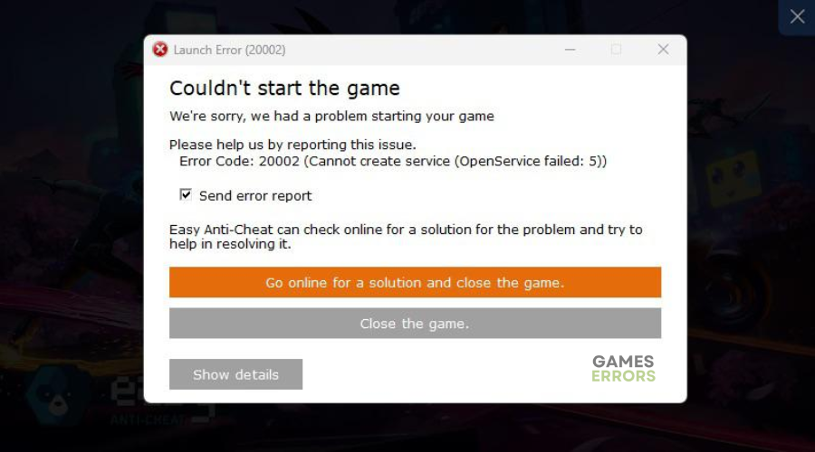 Fortnite Error Code 20002 Quick Fixes 