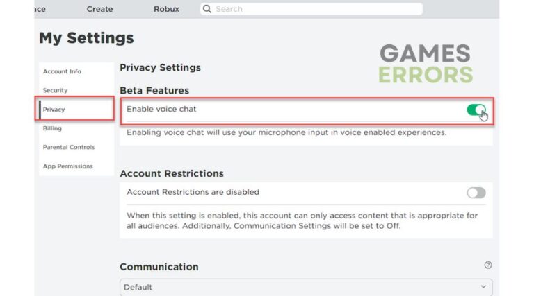 Roblox Voice Chat Not Working: How To Fix It