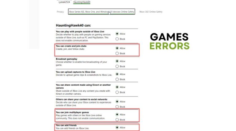 Multiplayer is Disabled by XBOX Account Privacy Settings [Fixed]