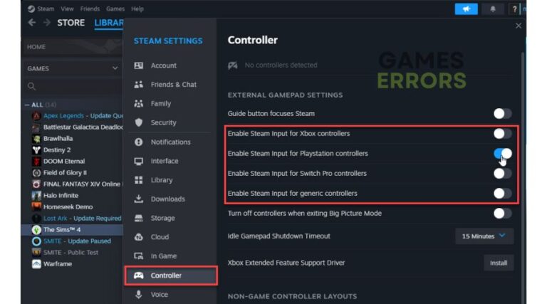 Sims 4 Controller Not Working on PC: How To Fix