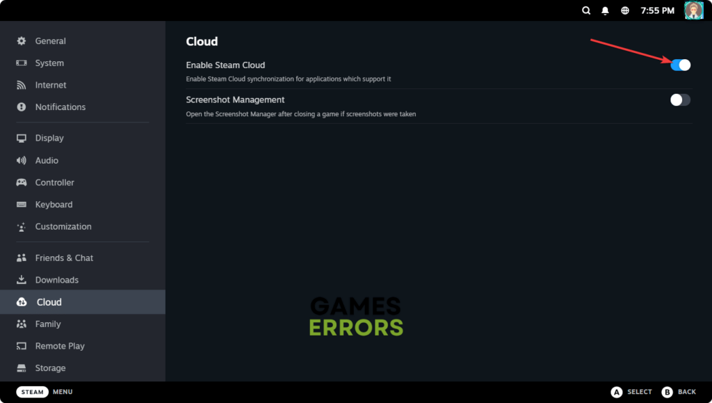Steam Deck Cloud Sync Error: How to Fix It Quickly