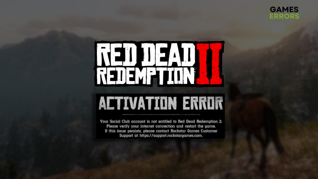 RDR2 Activation Error: Here Is What to Do