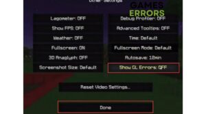 Minecraft OpenGL Error 1282: Quick Fix