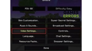 Minecraft OpenGL Error 1282: Quick Fix