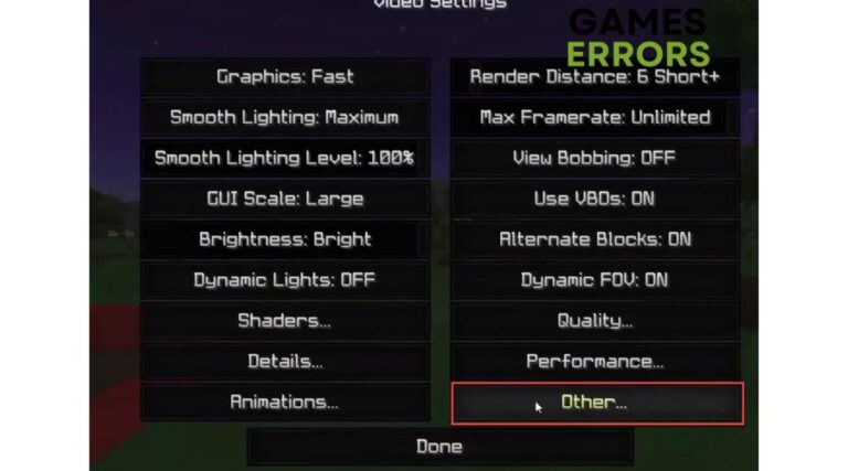 Minecraft OpenGL Error 1282: Quick Fix