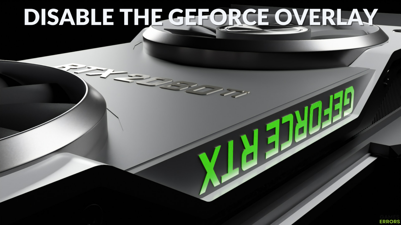How to Disable the GeForce Experience Overlay